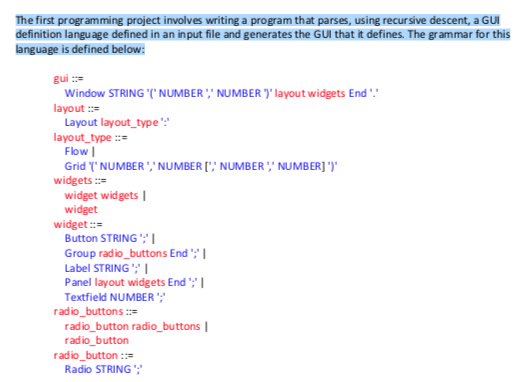 The first programming project involves writing a | Chegg.com