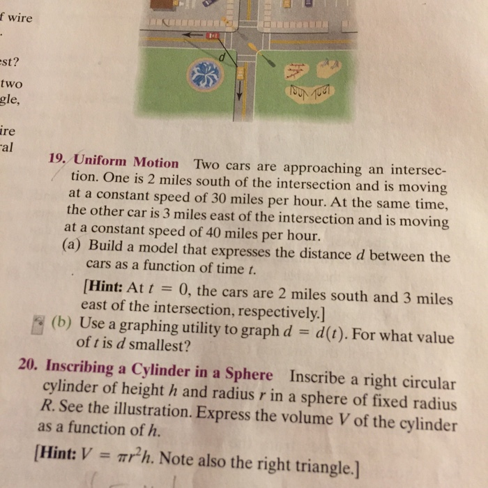 Solved Two cars are approaching an intersection. One is 2 | Chegg.com