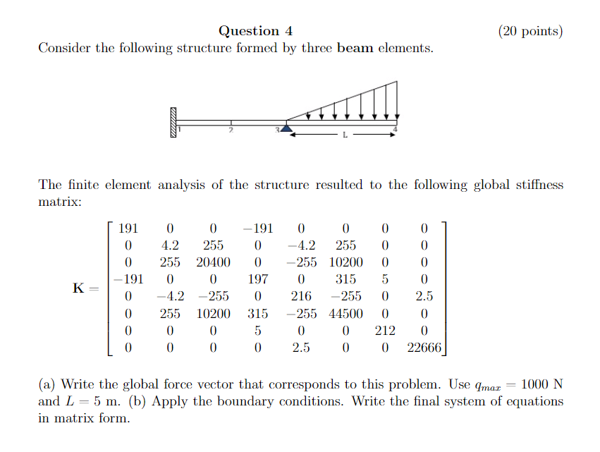Solved Question 4 Consider the following structure formed by | Chegg.com