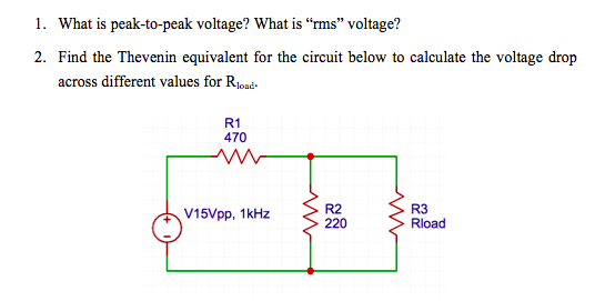 Solved What is peak-to-peak voltage? What is "rms" voltage? | Chegg.com