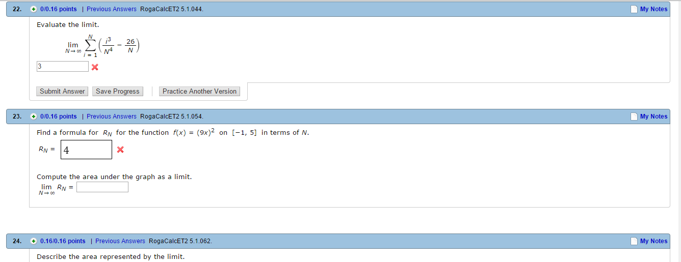 Solved Evaluate the limit. Find a formula for RN for the | Chegg.com