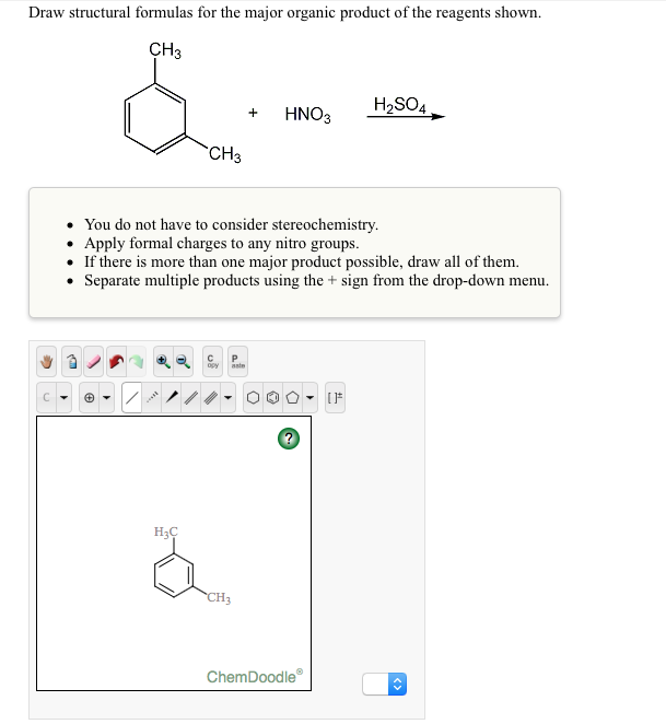 Solved ÇH3 ÇH3 ÇH3 NO2 NO2 NO2 Reaction: Nitratiorn Which | Chegg.com