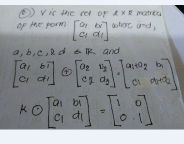 Solved LINEAR ALGEBRA ---VERIFY ALL 10 AXIOMS AND IDENTIFY | Chegg.com