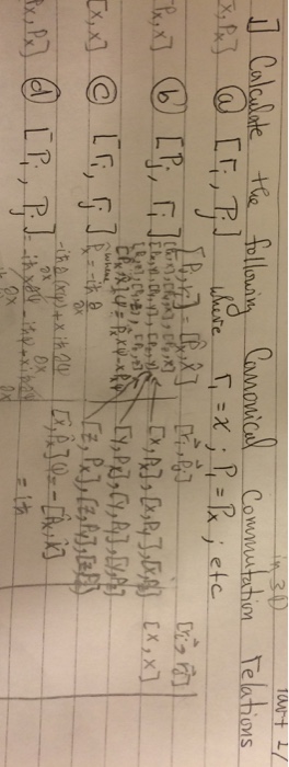 Solved Calculate the following Canonical Commutation | Chegg.com