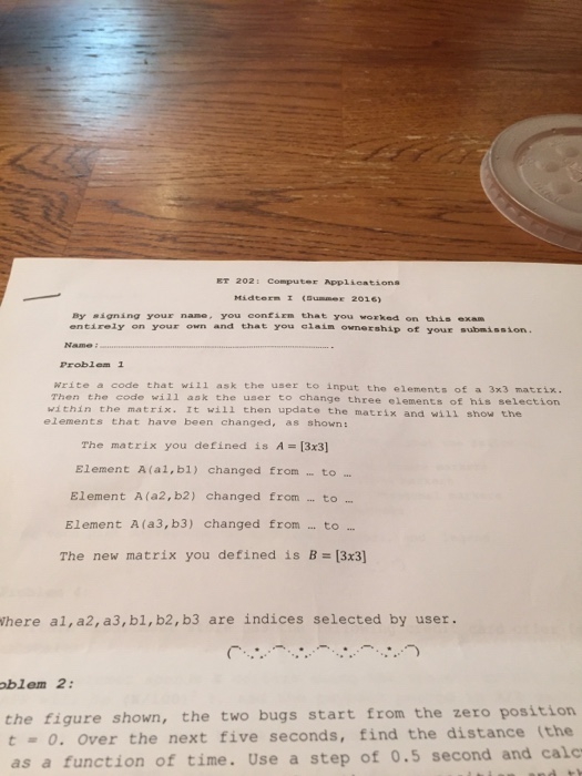 Write a code that will ask the user to input the | Chegg.com