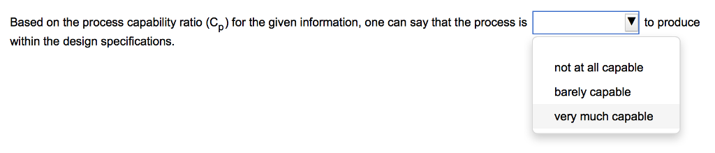Solved The difference between the upper specification and | Chegg.com