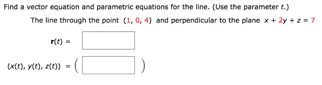 Vector Parametric Equation Calculator Equation Of A Line