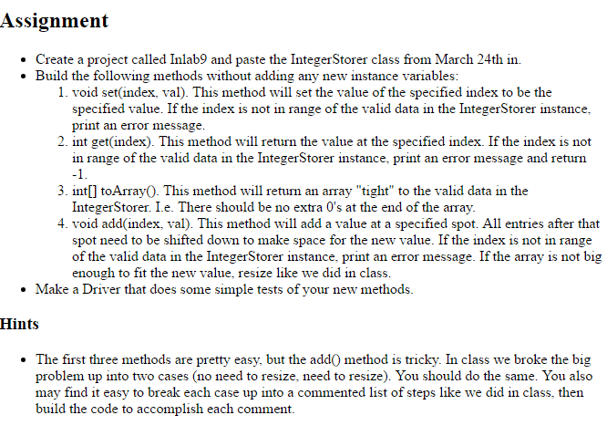 Solved I need help with this inlap and l need the solution | Chegg.com