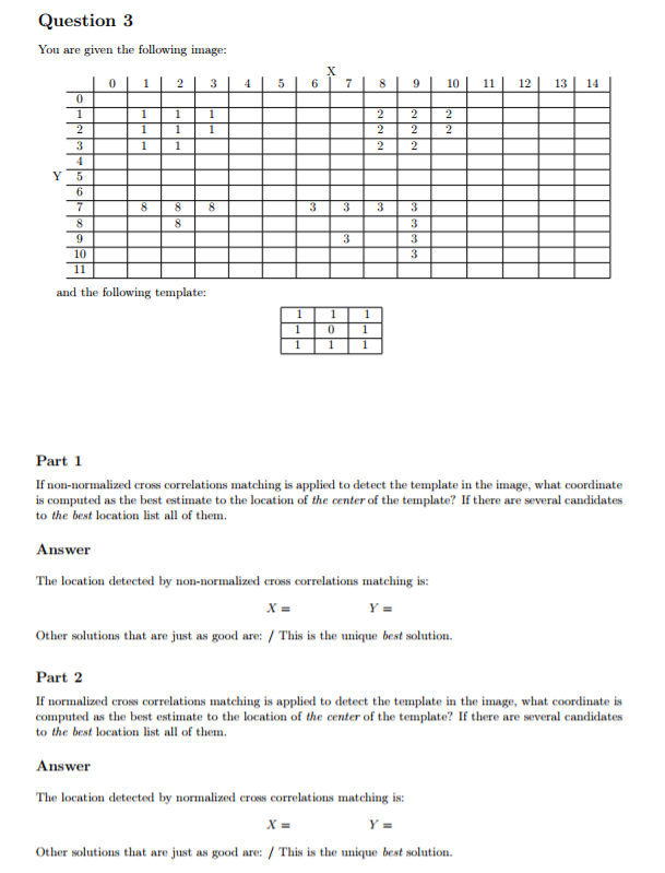 Question 3 You are given the following image: 0 10 11 | Chegg.com