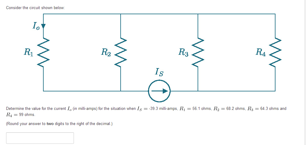 Solved Consider the circuit shown below: Determine the | Chegg.com