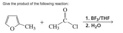 Solved Give the product of the following reaction: 1. | Chegg.com