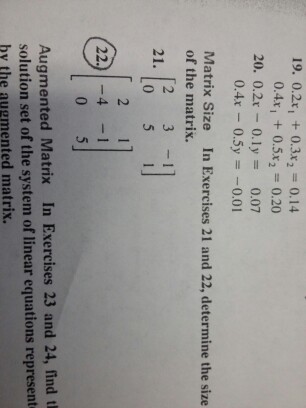 Solved 19. 00.2x 0.3x 0,14 0.4x1 0.5x 0.20 20. 0.2r 0.1 0.07 | Chegg.com