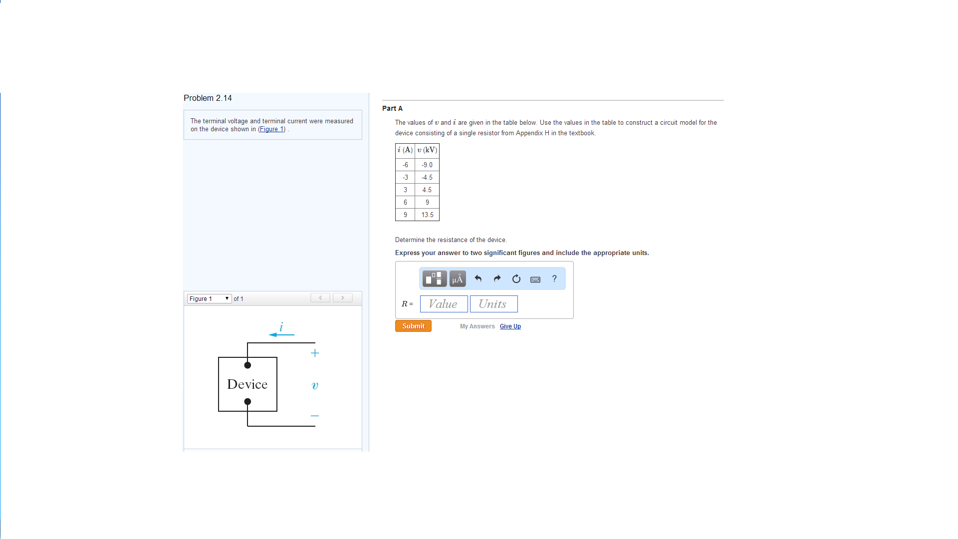 Solved The terminal voltage and terminal current were | Chegg.com