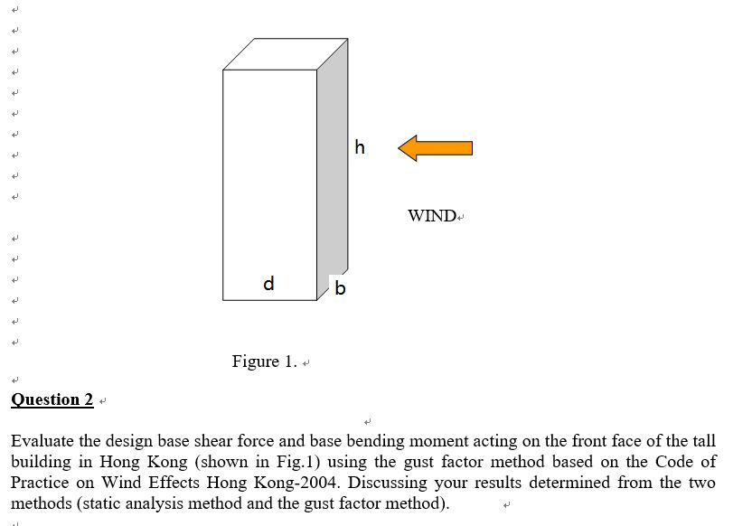 Evaluate the design base shear force and base | Chegg.com