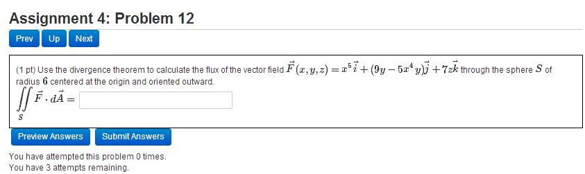 Solved Use The Divergence Theorem To Calculate The Flux Of