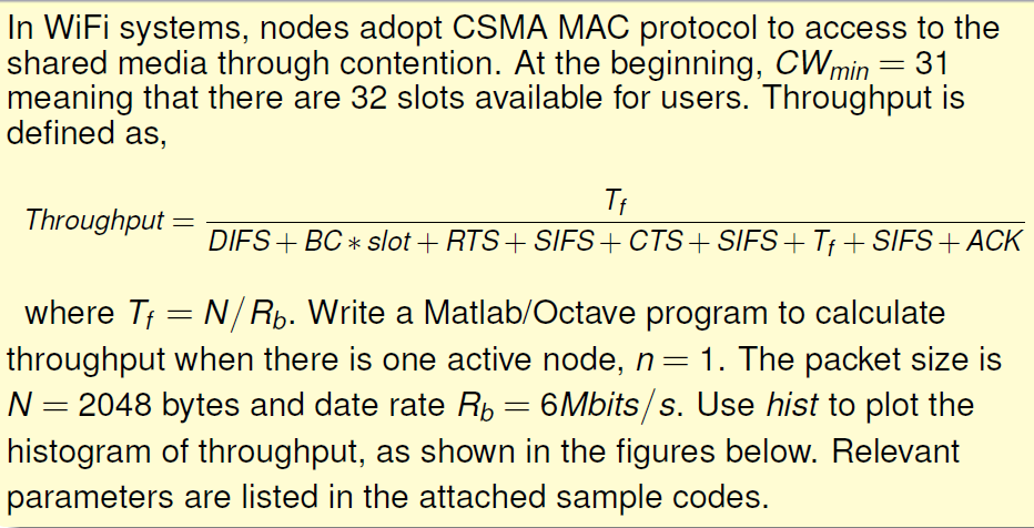 In WiFi systems, nodes adopt CSMA MAC protocol to | Chegg.com