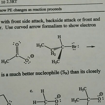 Solved how can you tell whether the Sn2 reaction occurs with | Chegg.com