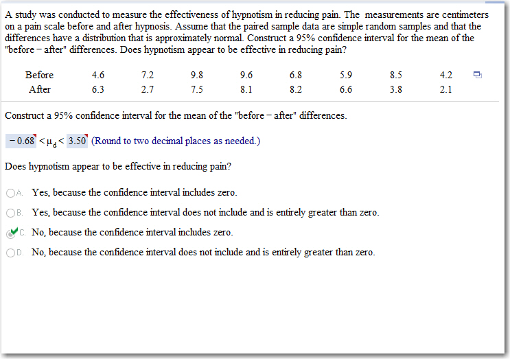 Solved A study was conducted to measure the effectiveness of | Chegg.com