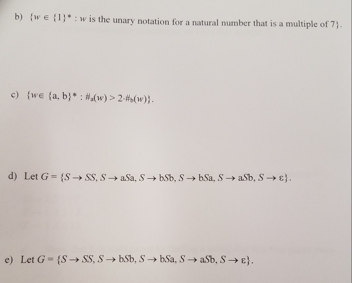 Solved (15 points) For each of the following languages L, | Chegg.com
