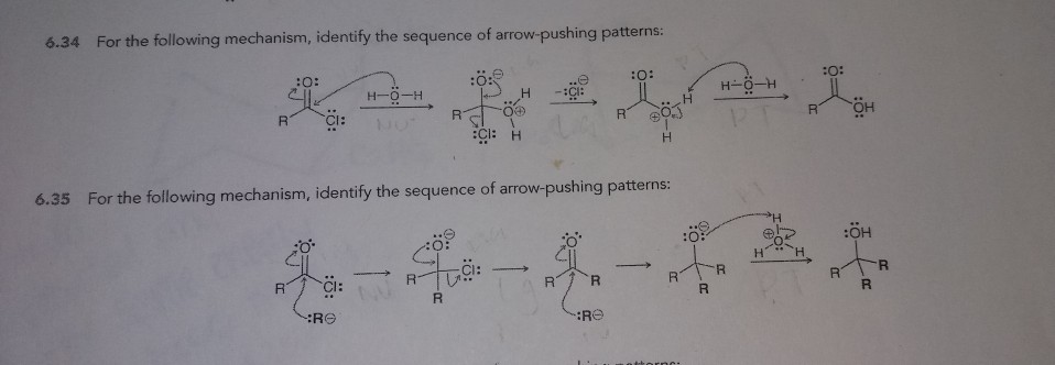 Solved 6.34 For the following mechanism, identify the | Chegg.com