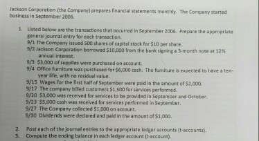 Solved accounting cycle problem 2301 | Chegg.com