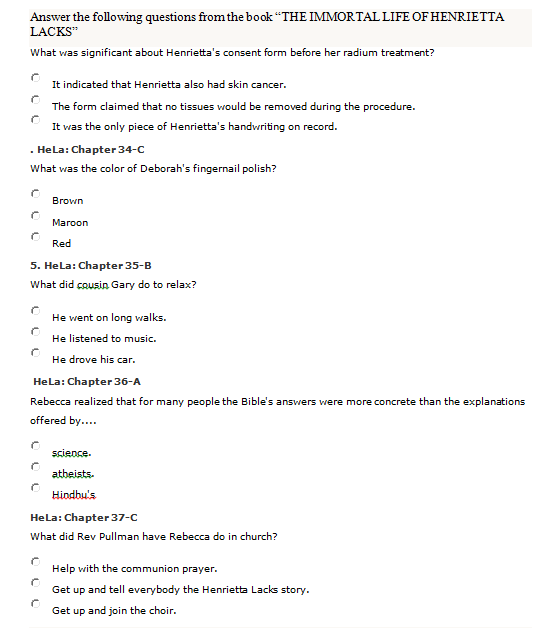 Answer the following questions from the book "THE | Chegg.com