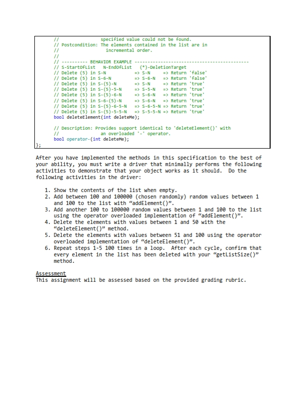Solved In this project, you will be writing an object | Chegg.com