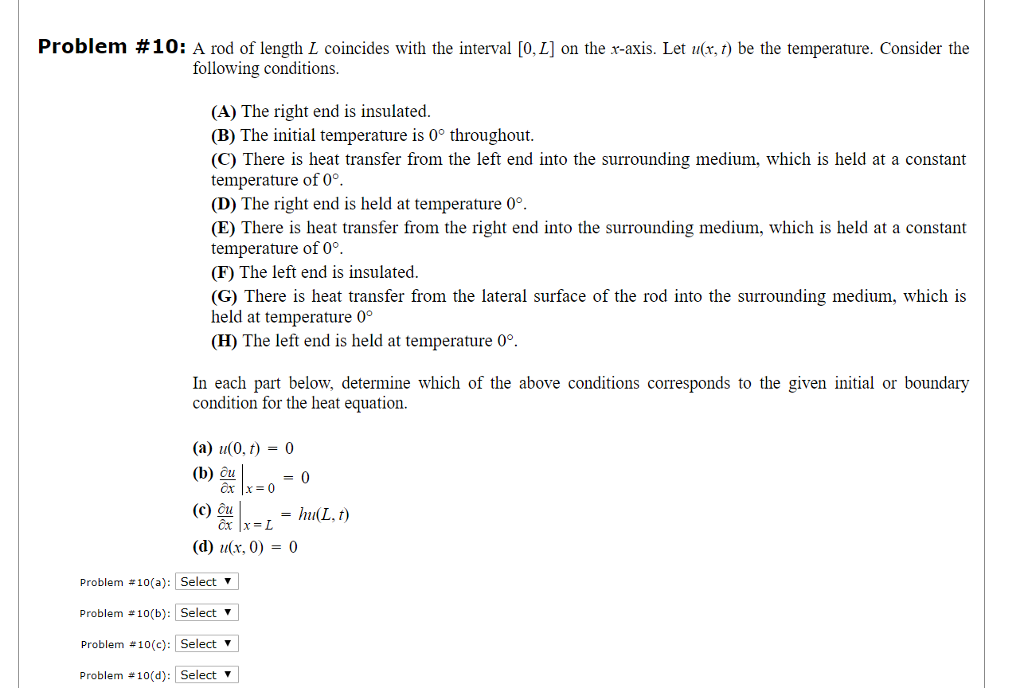Solved Problem #10: A rod of length L coincides with the | Chegg.com