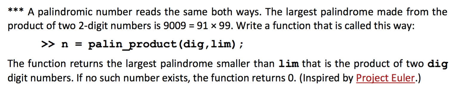 Solved **A palindromic number reads the same both ways. The | Chegg.com