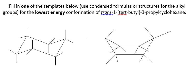 Solved Fill in one of the templates below (use condensed | Chegg.com