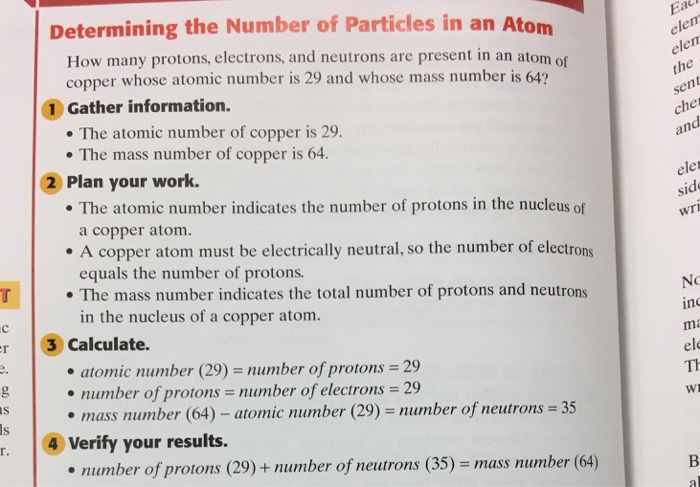 Solved How many protons, electrons, and neutrons are present | Chegg.com
