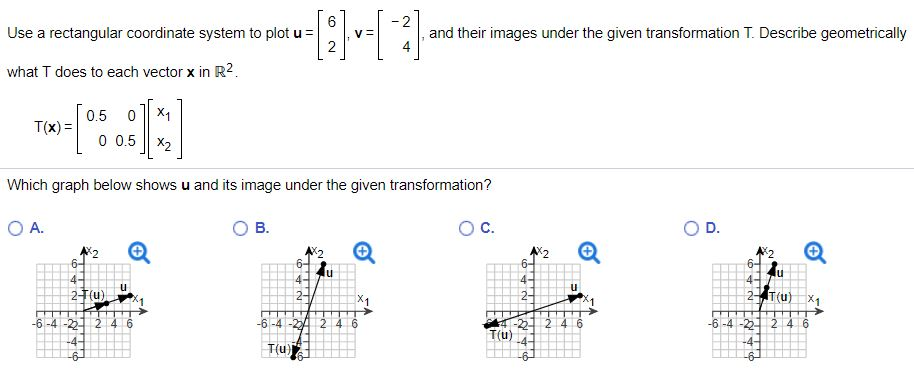 Solved and their images under the given transformation T. | Chegg.com Solved and their images under the given transformation T. | Chegg.com