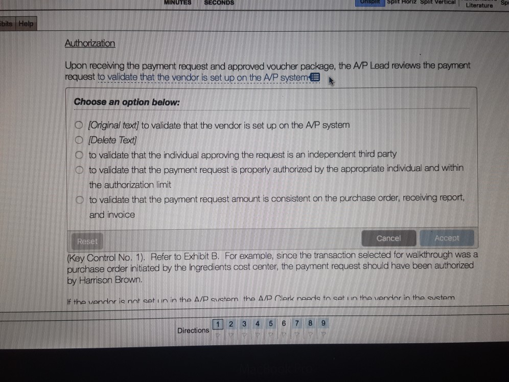 Solved Author 1 of 1 r , | Unsplit Split Horiz Split | Chegg.com