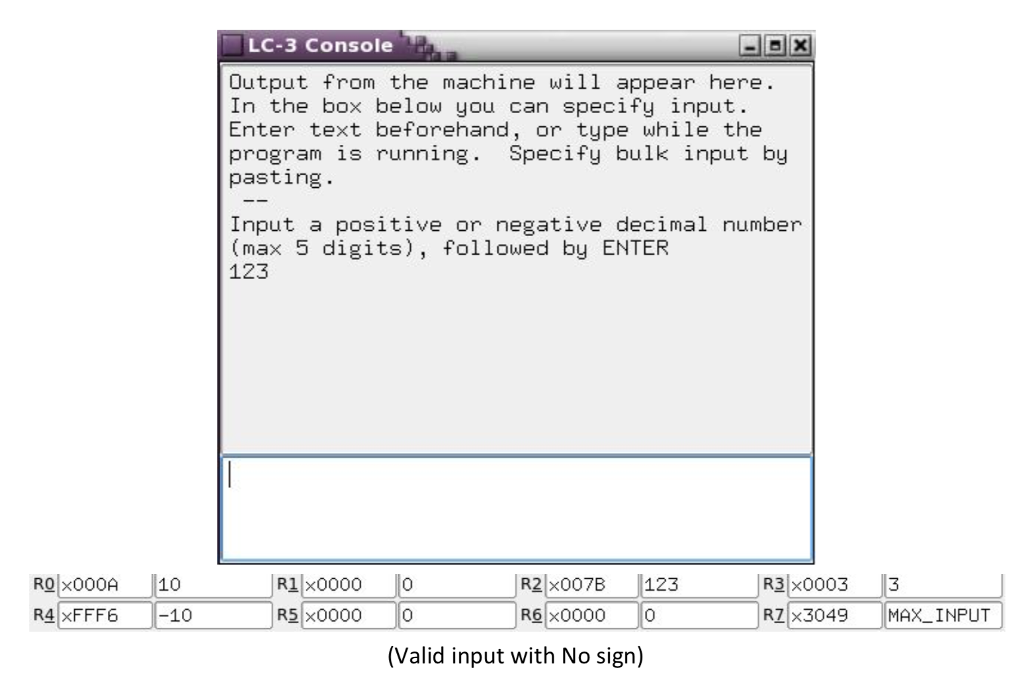 LC-3 Assembly Language Coding: Read in the ‘+’ or | Chegg.com