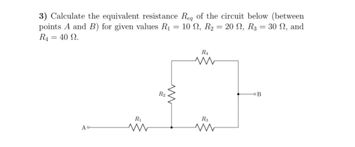 Solved Calculate the equivalent resistance R_eq of the | Chegg.com