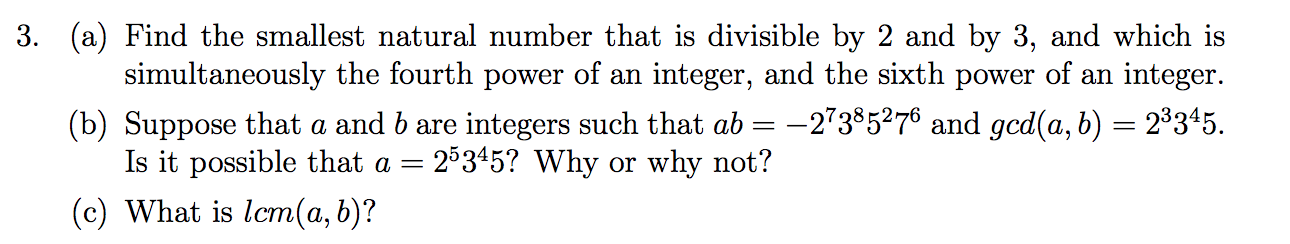 Solved Find the smallest natural number that is divisible by | Chegg.com