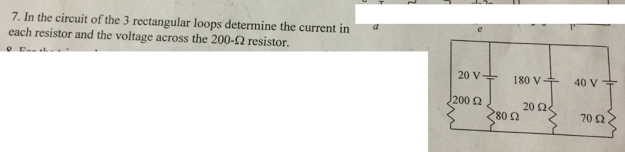 Solved 7. In the circuit of the 3 rectangular loops | Chegg.com