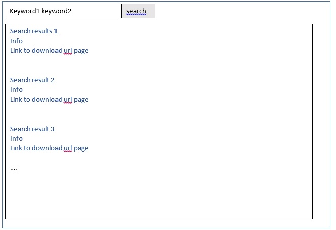 Solved Implement a simple search engine that uses a Meta | Chegg.com