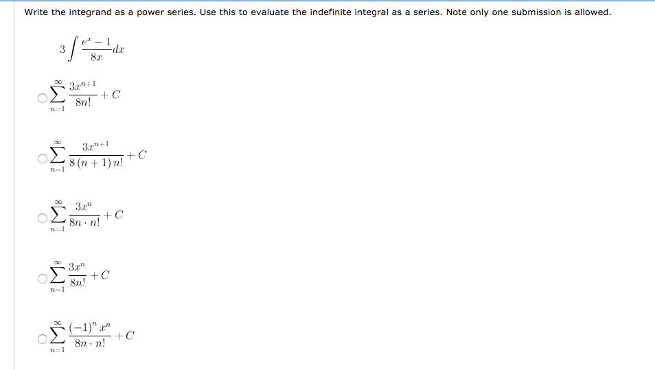 Solved Write the integrand as a power series. Use this to | Chegg.com