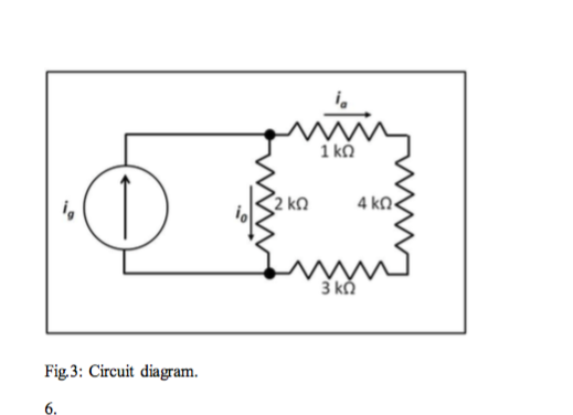 Solved The current ia in the circuit shown in Fig. 3 is 2 | Chegg.com