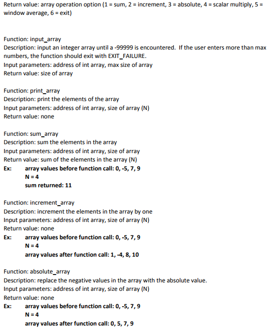 Write A Program To Perform Various Array Operations