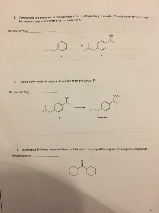 Solved Compound B is a precursor in the synthesis of | Chegg.com