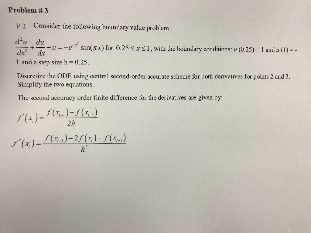 Solved Consider the following boundary value problem: d^2 | Chegg.com