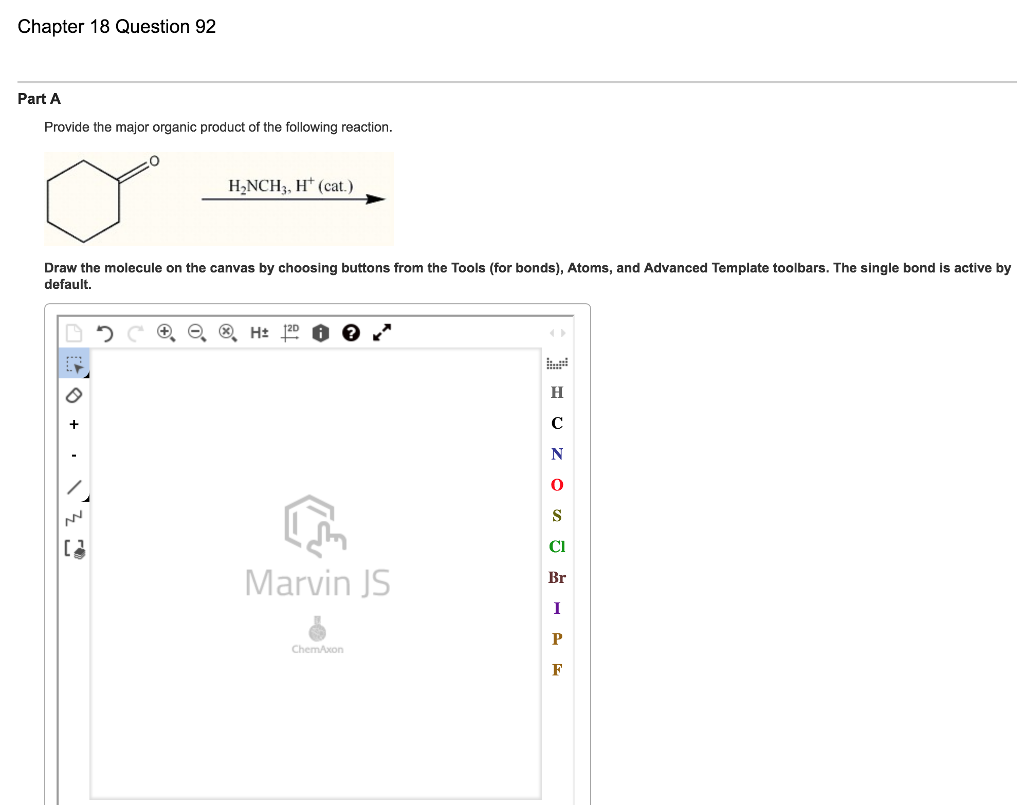 Solved Chapter 18 Question 92 Part A Provide the major | Chegg.com