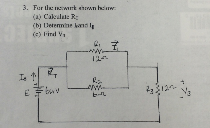 Solved For the network shown below: Calculate R_t Determine | Chegg.com