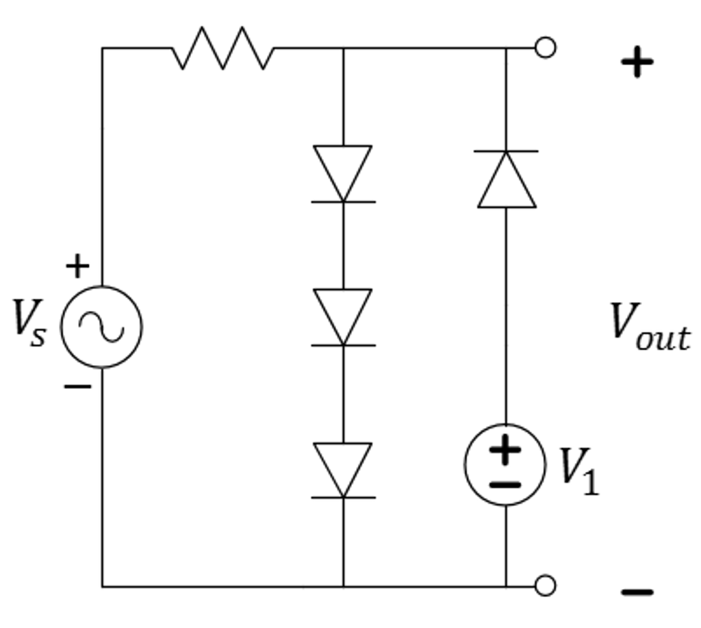 Solved Assume an ideal-offset model with VON=0.2V for the | Chegg.com