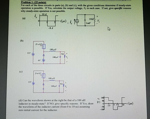 Solved For each of the three circuits in parts (a), (b) and | Chegg.com