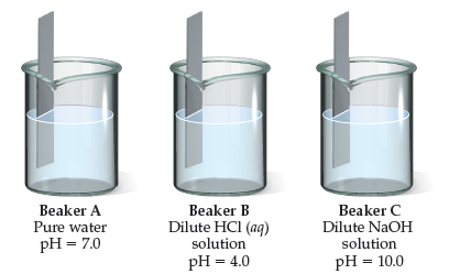 Solved Bars of iron are put into each of the three beakers | Chegg.com