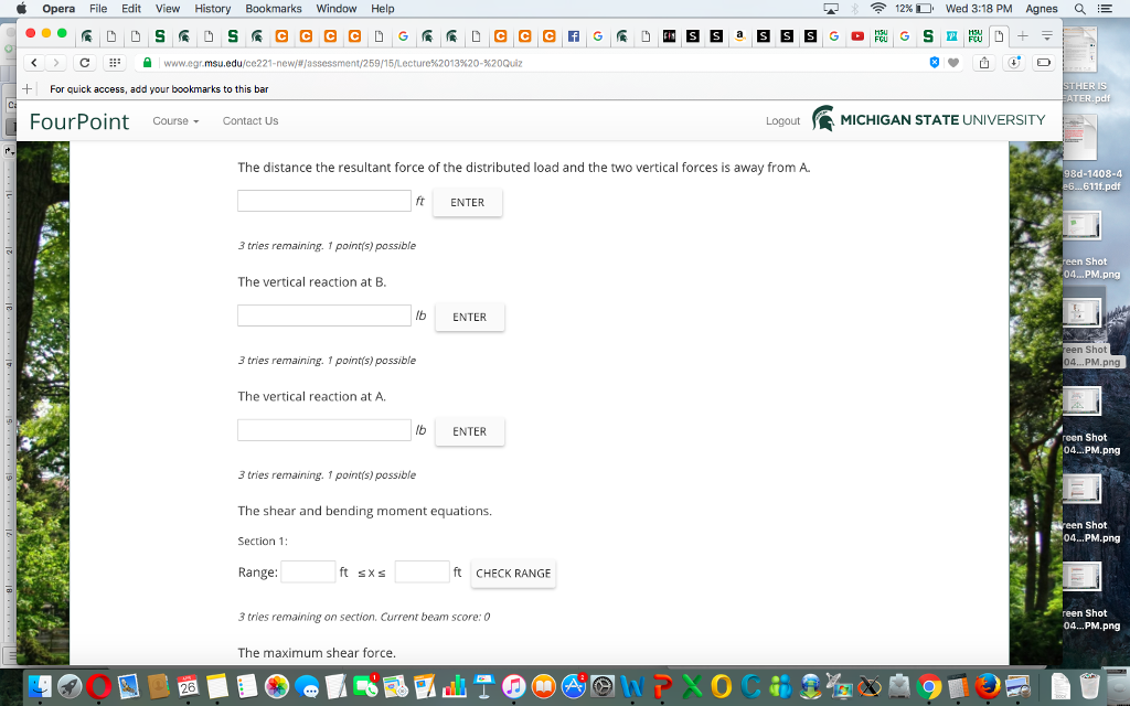 Solved d opera File Edit View History Bookmarks Window Help | Chegg.com