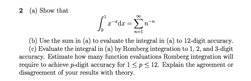Solved 2 (a) Show that txs 0 n=1 (b) Use the sum in (a) to | Chegg.com